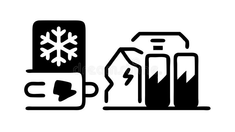 Cold Storage System, Refrigeration Technology, Vector Design Generative ...