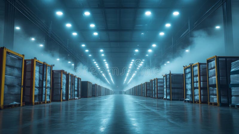 Cold Storage Warehouse Equipped for Pharmaceutical Inventory and ...