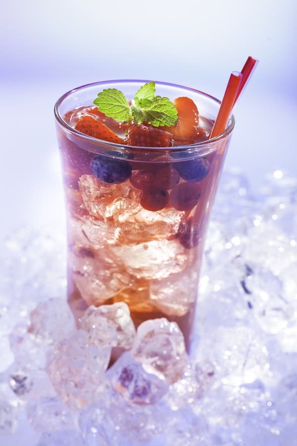 Cold summer drink stock image. Image of blueberry, cool - 32799507