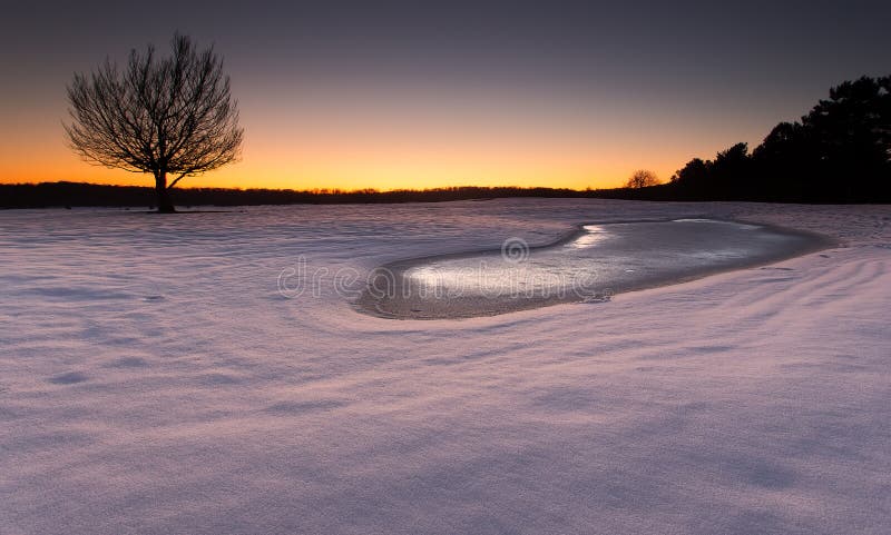 Cold Sunrise stock photo. Image of print, sunrise, gone - 67120018