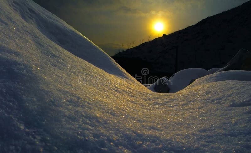 Cold Sunset Picture. Image: 1993188