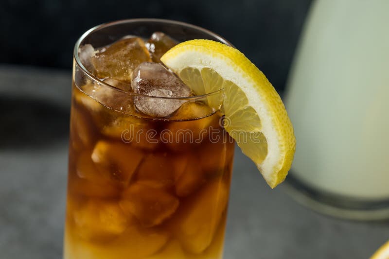 Cold Sweet Coffee and Lemonade Drink Stock Image - Image of lemon, cold ...