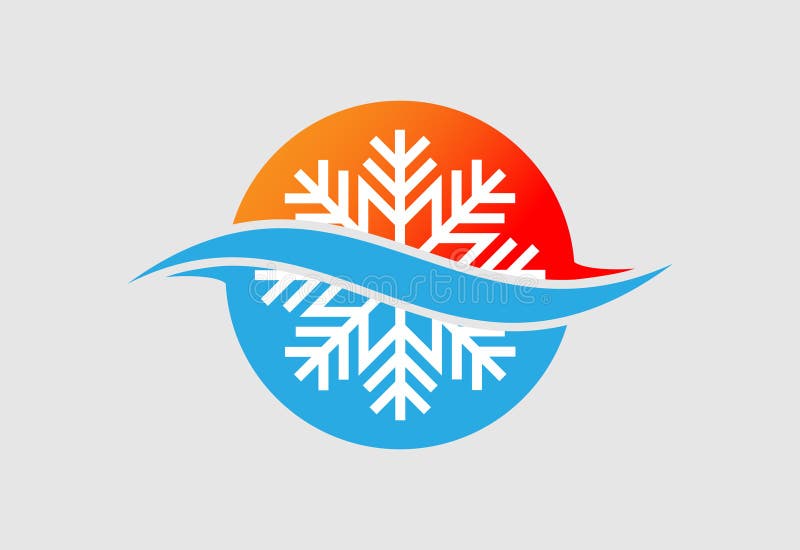 Cold Symbol Set of Design Image and Icon of Simple Snowflake, Icons for ...