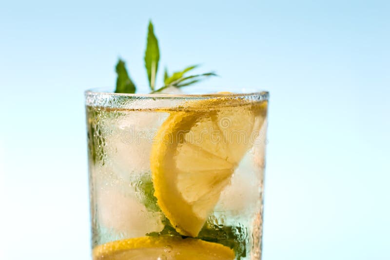 Cold tea stock image. Image of cocktail, refreshing, citrus - 4998663