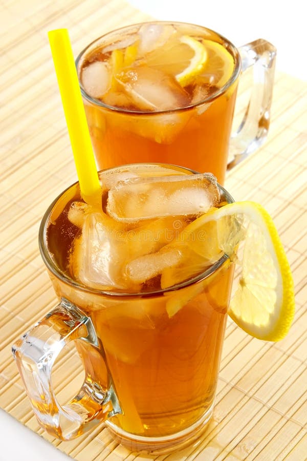 Cold Tea With Cubes Of An Ice And A Lemon Picture. Image: 1790422