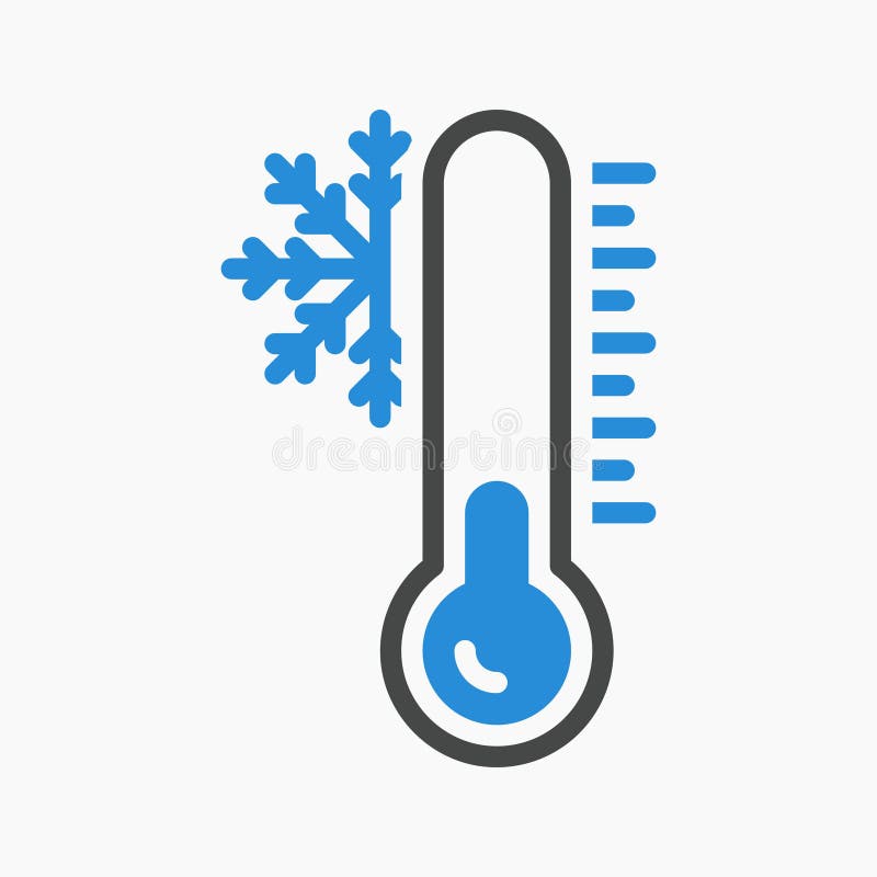 Cold Temperature Icon Vector for Any Purposes Stock Vector - Illustration of element, icon ...