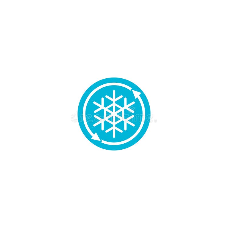 Cold Temperature Sign. Snowflake Logo, Freezer Icon Stock Vector ...