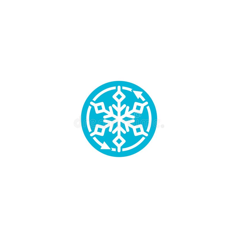 Cold Temperature Sign. Snowflake Logo, Freezer Icon Stock Vector ...