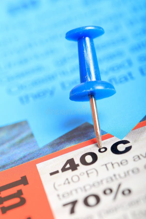 Cold temperatures stock image. Image of freezing, centigrade - 112166795