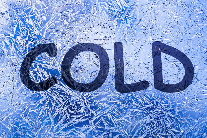 Cold text stock photo. Image of outdoorconcept, february - 37683854