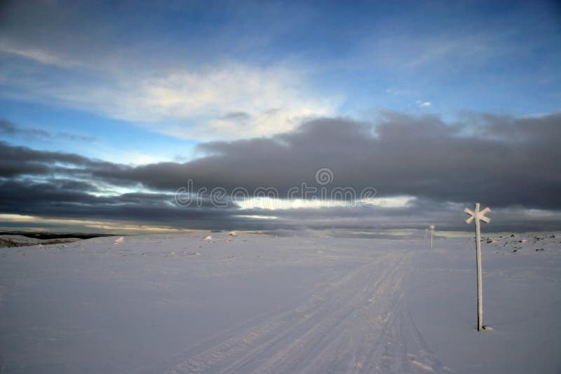 Cold tracks stock image. Image of hill, holiday, tracks - 259285