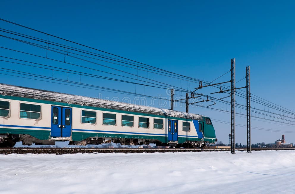 Cold train stock photo. Image of transport, express, transportation ...