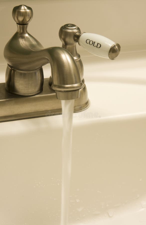 Cold Water on stock image. Image of color, vertical, water - 7638111