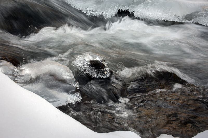 Cold water. stock photo. Image of cold, patterns, white - 131758436