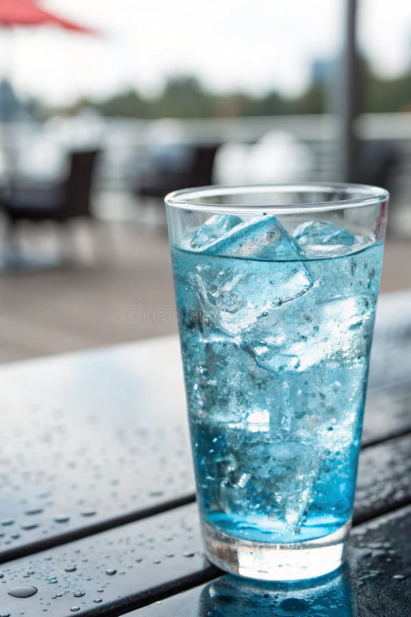 Cold water in a glass stock illustration. Illustration of clear - 366417916