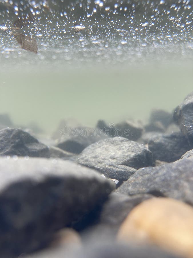 Rocks Under Water in a River Stock Image - Image of cold, rocks: 215412767