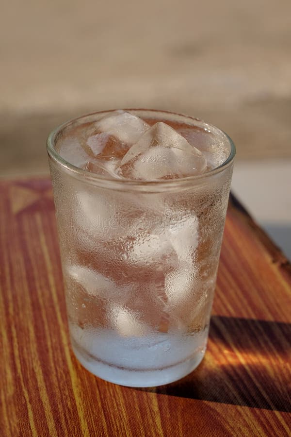 Cold Water Quenches Thirst during Hot Weather. Stock Image - Image of ...