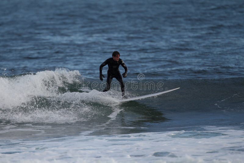 Cold Water Surfing in the Atlantic Ocean Editorial Photography - Image ...