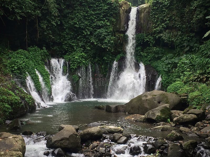 Cold waterfall stock photo. Image of happy, cold, waterfall - 202829230