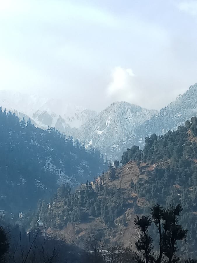 The Cold Weather of Hills Claimat Stock Image - Image of hill, hills ...