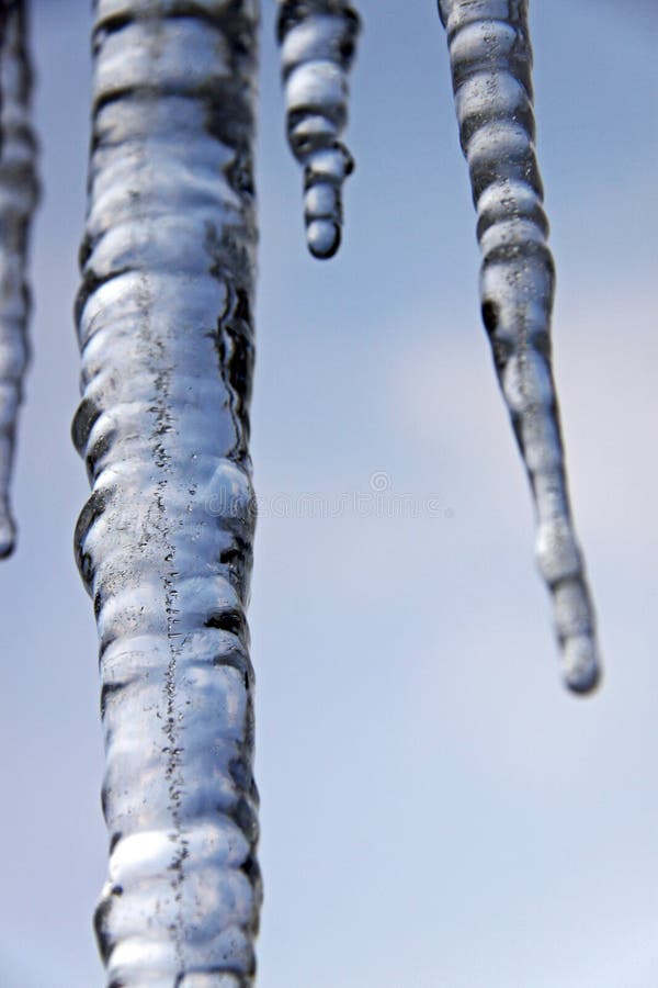 Frozen winter icicle stock image. Image of melt, december - 13014669