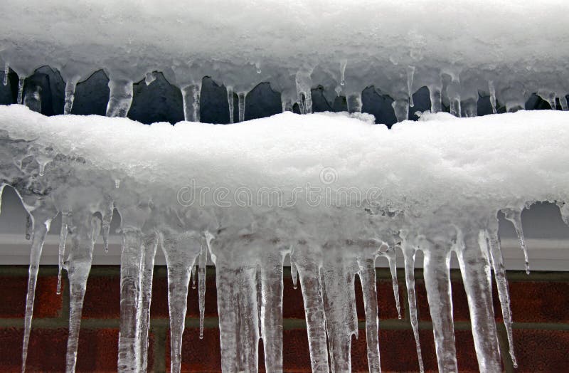 Frozen winter icicle stock image. Image of melt, december - 13014669