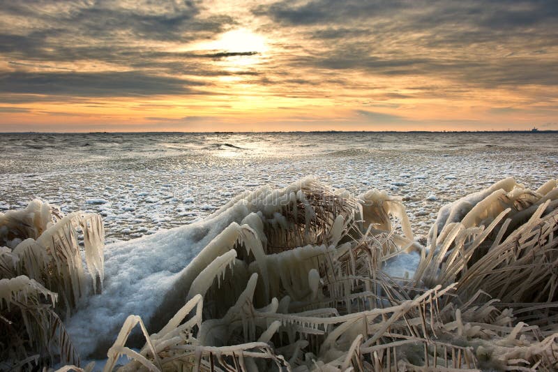 Cold winter landscape stock image. Image of climate, dutch - 17261733
