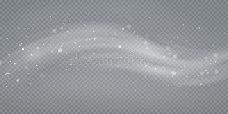 Cold Winter Wind Texture. Holiday Vector Blizzard. Christmas Effect of ...