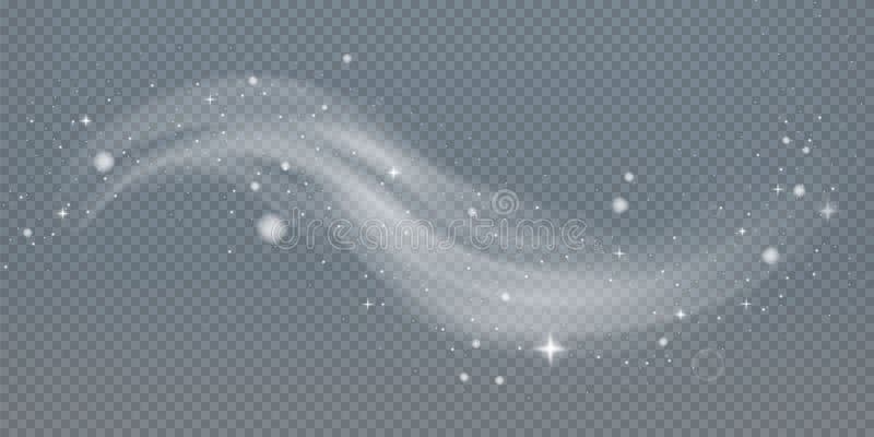 Cold Winter Wind Texture. Holiday Vector Blizzard. Christmas Effect of ...