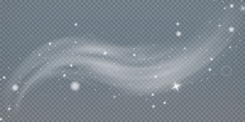 Cold Winter Wind Texture. Holiday Vector Blizzard. Christmas Effect of ...