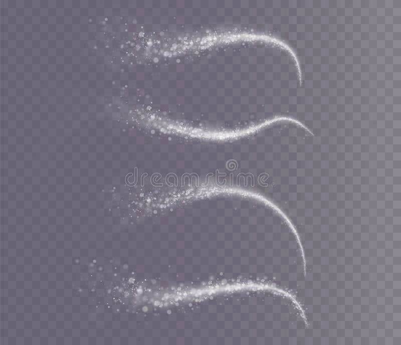 Cold Winter Wind Texture. Holiday Vector Blizzard. Christmas Effect of ...