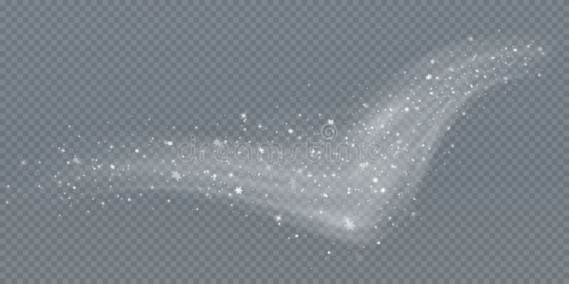 Cold Winter Wind Texture. Holiday Vector Blizzard. Christmas Effect of ...