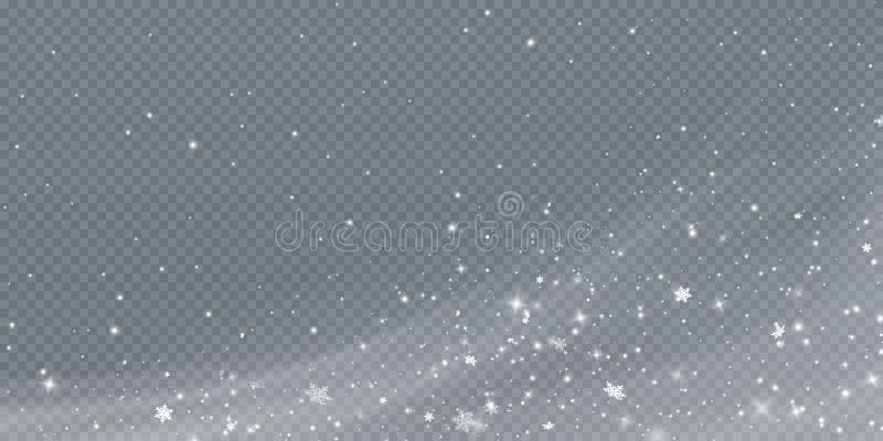 Cold Winter Wind Texture. Holiday Vector Blizzard. Christmas Effect of ...