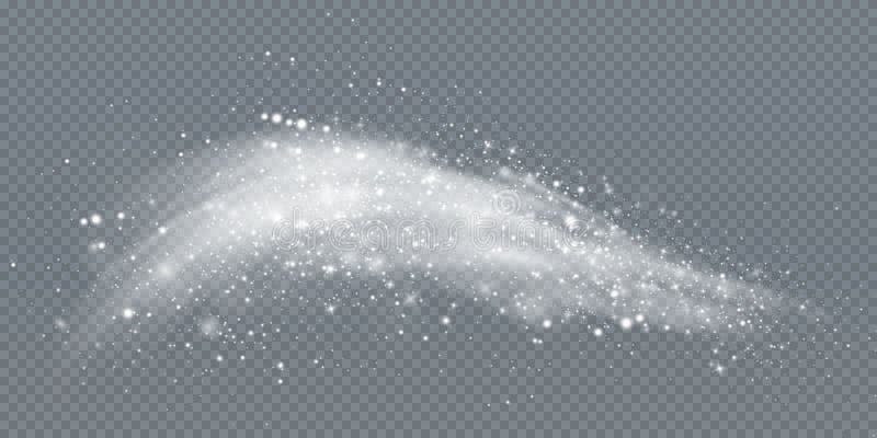 Cold Winter Wind Texture. Holiday Vector Blizzard. Christmas Effect of ...