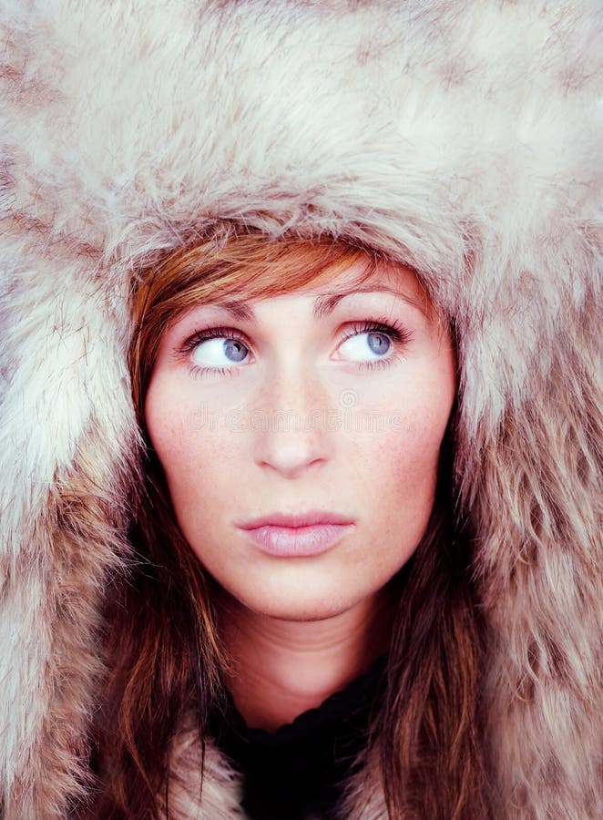 Cold woman stock image. Image of cheerful, eyes, cold - 11609577