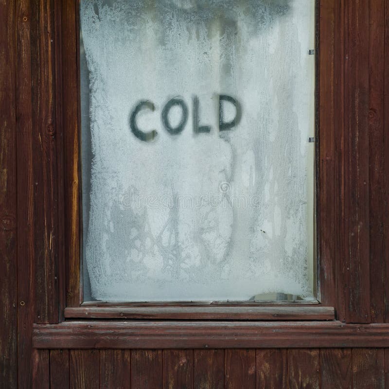 Cold writing on a window stock photo. Image of frame - 164793262