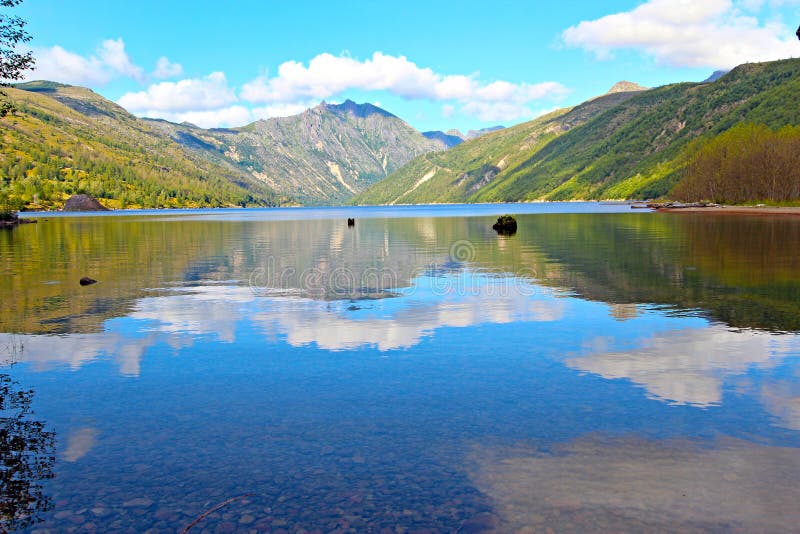 Coldwater Lake stock photo. Image of nature, cold, forest - 25948854