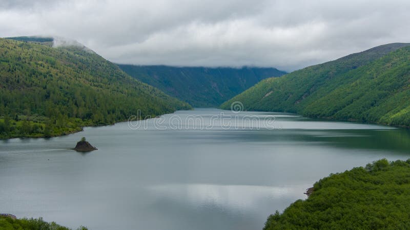 Coldwater Lake Near Mount St Helens in Washington State Stock Photo ...