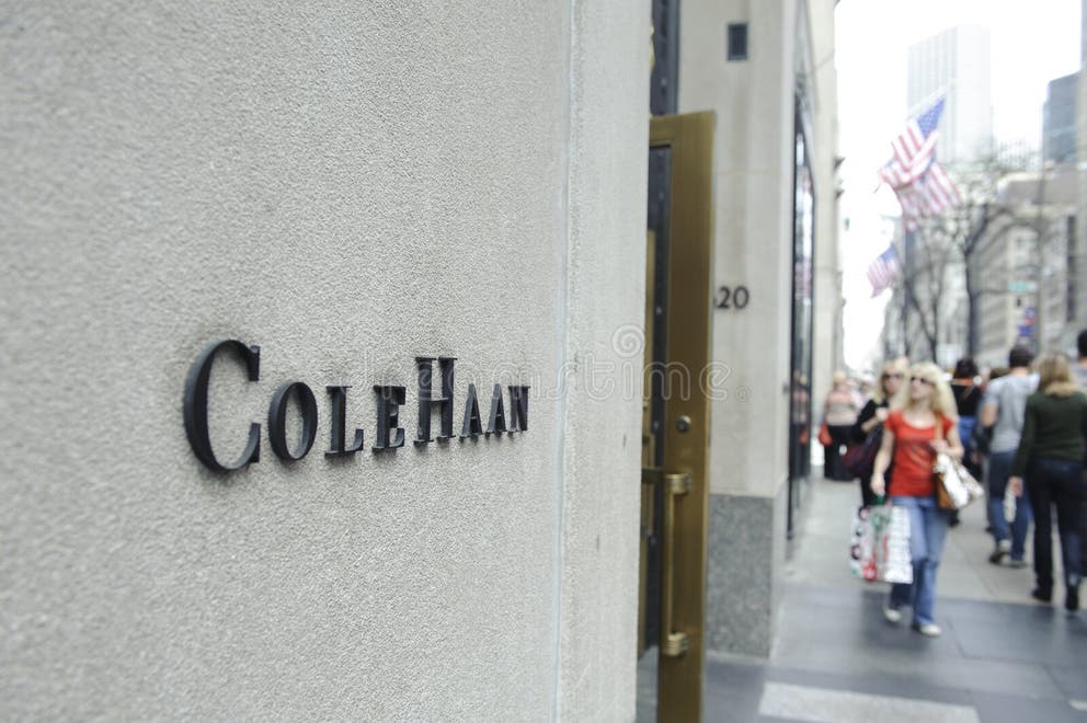 Cole Haan Logo on Store Wall Editorial Stock Photo - Image of gift ...