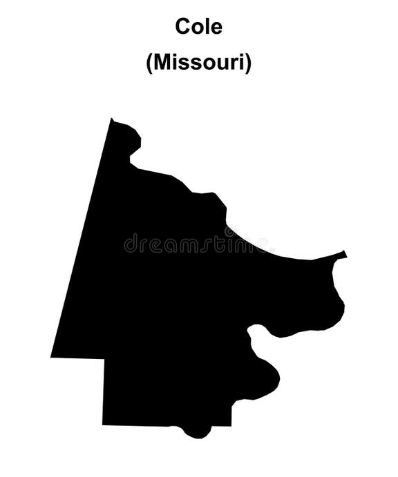 Cole outline map stock vector. Illustration of boundary - 357452673