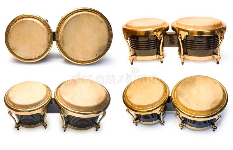 Instrumento De Percusión Cubano - Bongo Imagen de archivo - Imagen de ...