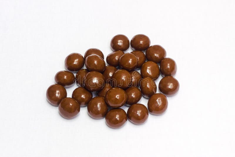 Colección De Dulces Redondos Del Chocolate Imagen de archivo - Imagen ...