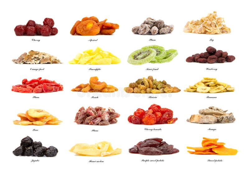 Colección De Los Frutos Secos Imagen de archivo - Imagen de coloreado ...