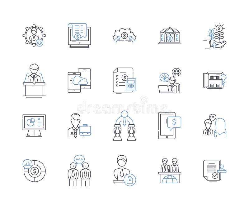 Colección De Iconos De Línea De Desarrollo Web Html Css Javascript Framework Php Backend Front