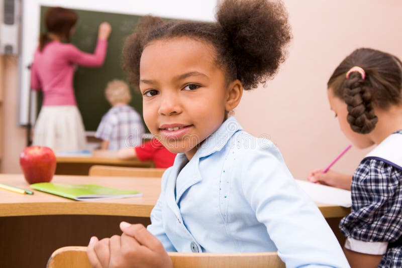 Colegiala imagen de archivo. Imagen de feliz, persona - 10664013