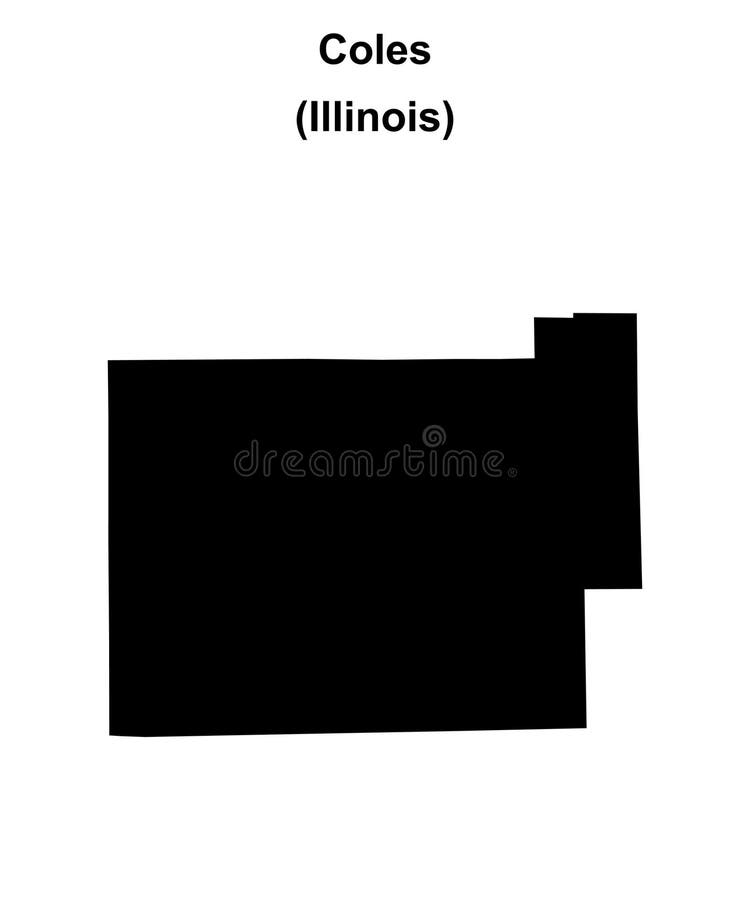 Coles outline map stock vector. Illustration of coles - 361545108