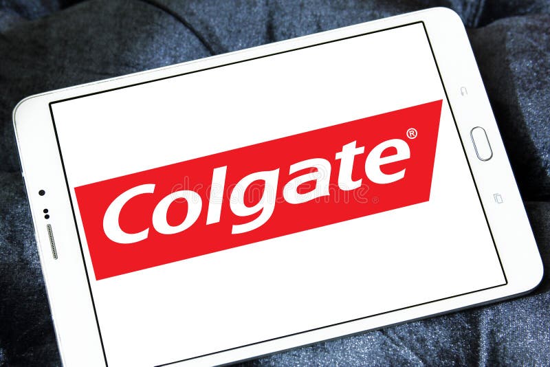 Colgate logo editorial photo. Image of closeup, icons - 98327801