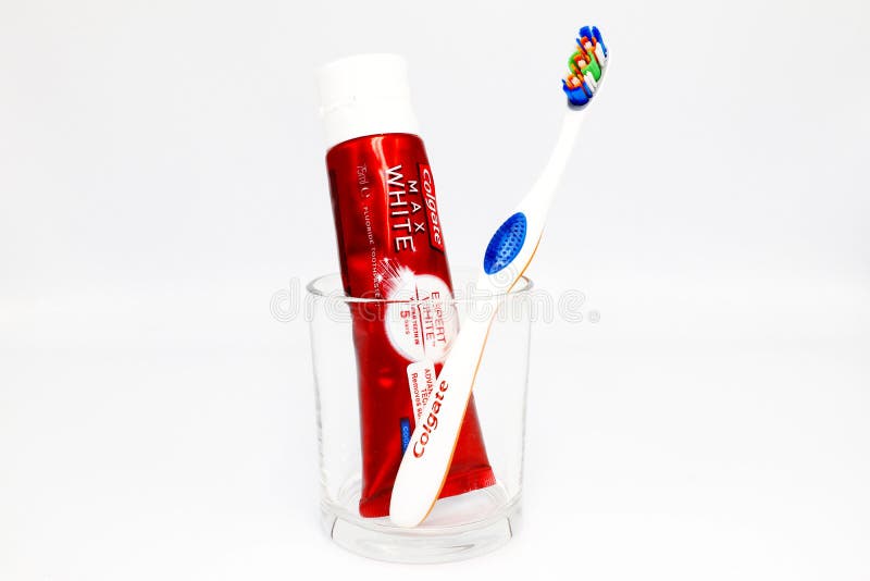 Colgate Max White Toothpaste Produced by Colgate-Palmolive Editorial ...
