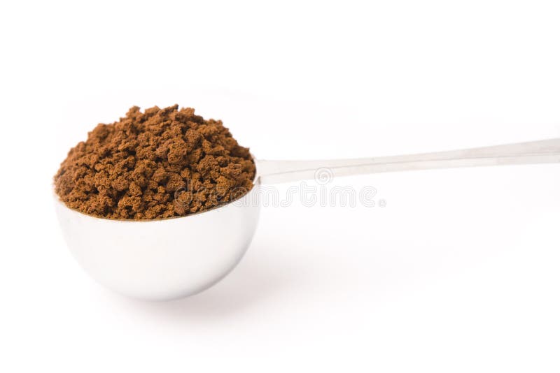 Colher Completamente Do Café Foto de Stock - Imagem de cafeteria, cacau ...