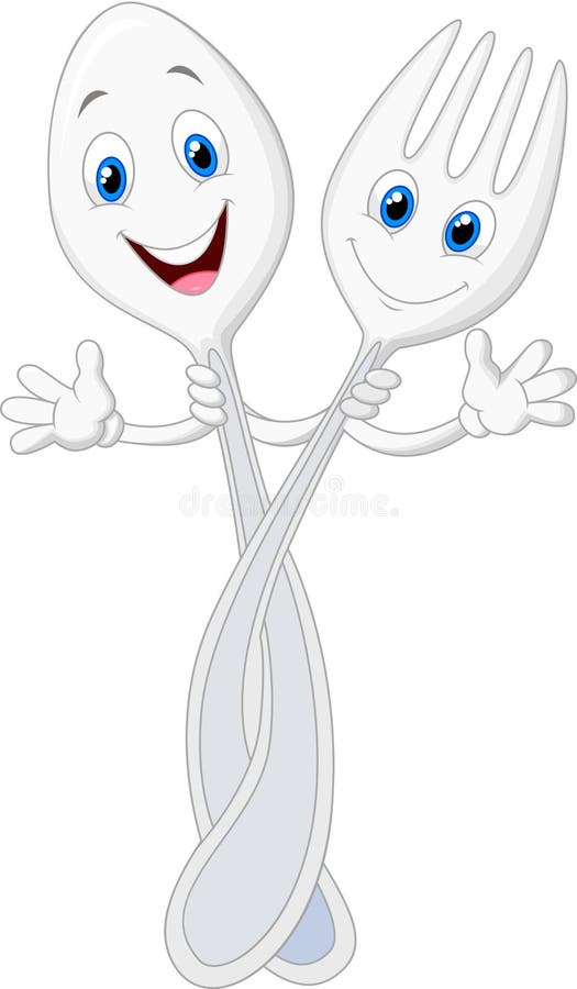 Desenhos Animados Da Colher Ilustração Stock - Ilustração de desenhos ...